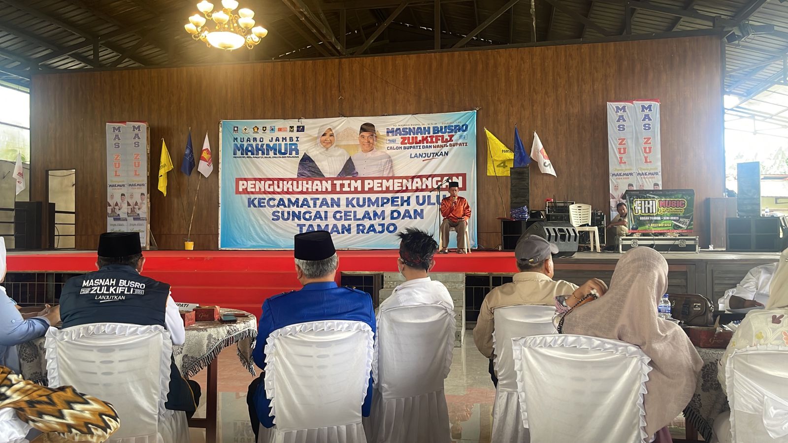 Pasangan Masnah Busro dan Zulkifli Kukuhkan Tim Pemenangan di Tiga ...